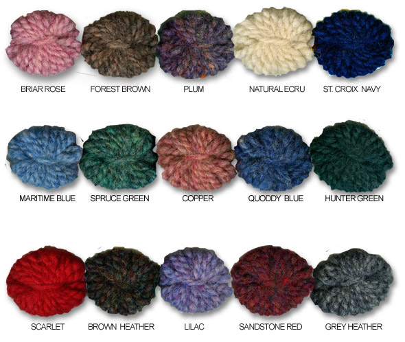 Yarn Colors Chart
